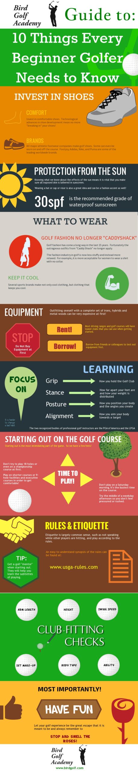 10 Things Every Beginner Golfer Needs to Know - Birdgolf